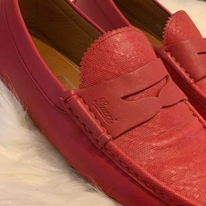 Gucci | Shoes | Authentic Red Gucci Loafers | Poshmark
